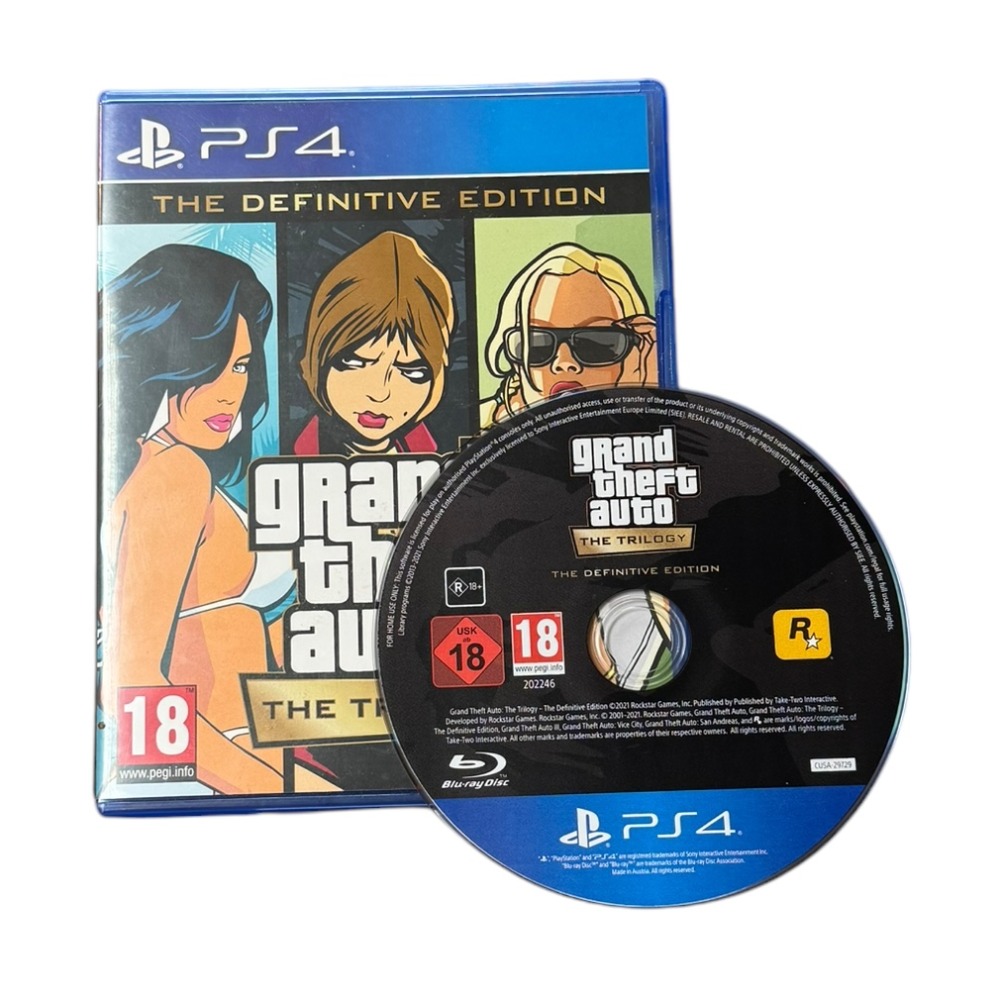Pre-owned Grand Theft Auto The Trilogy - PS4 Game - Own4Less